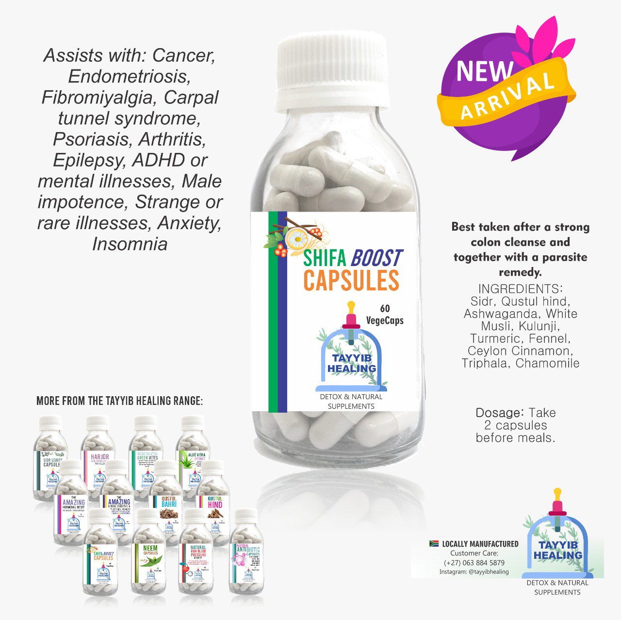 Shifa Boost capsules - Tayyib Healing